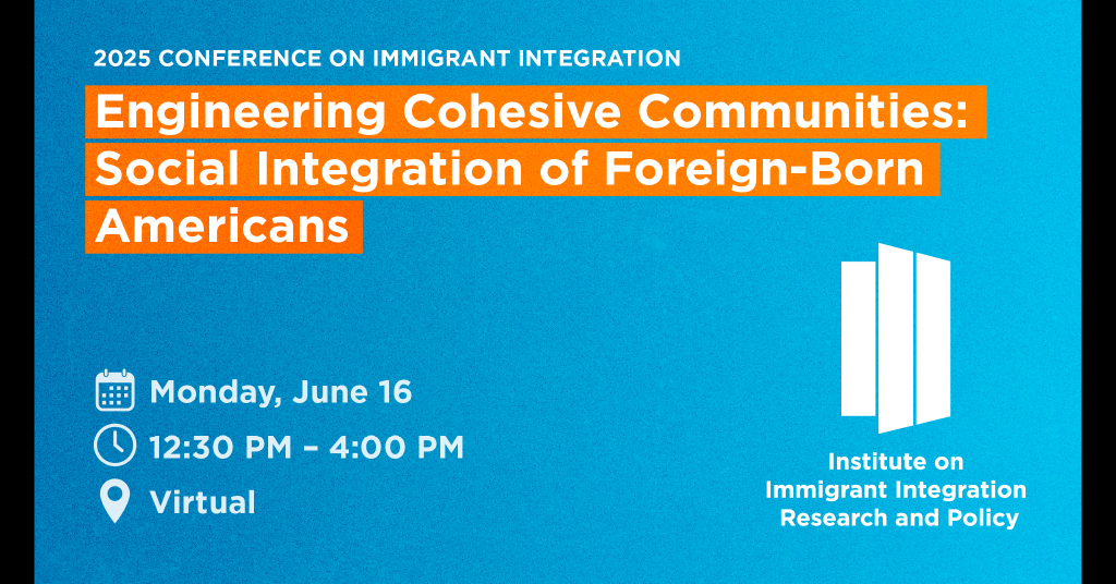 Engineering Cohesive Communities: Social Integration of Foreign-Born ...