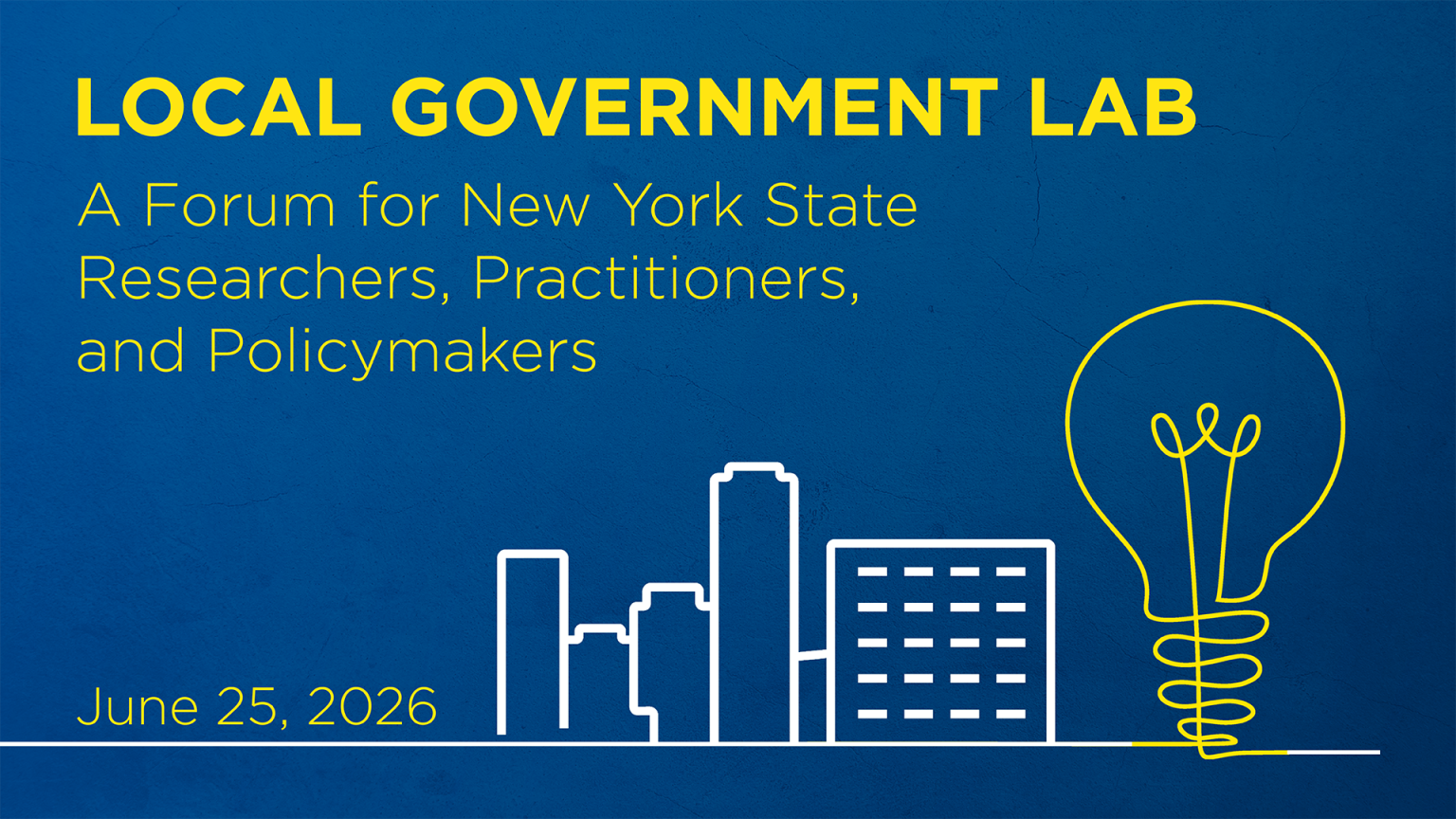 Local Government Lab 2026 | Rockefeller Institute of Government